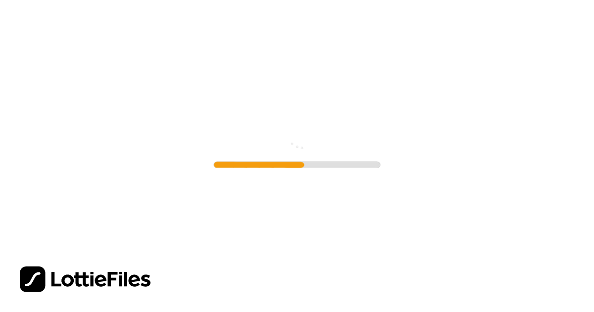 Free Orange Loading Bar Animation by Vinicius | LottieFiles