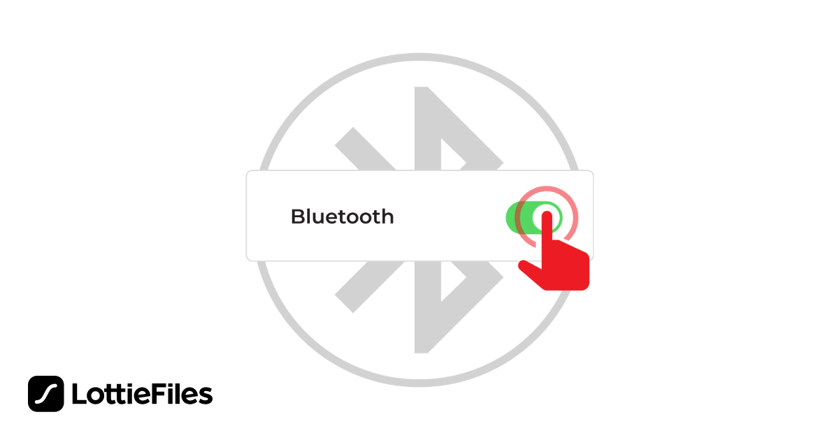 Free Enable Bluetooth Animation by Damien Green | LottieFiles