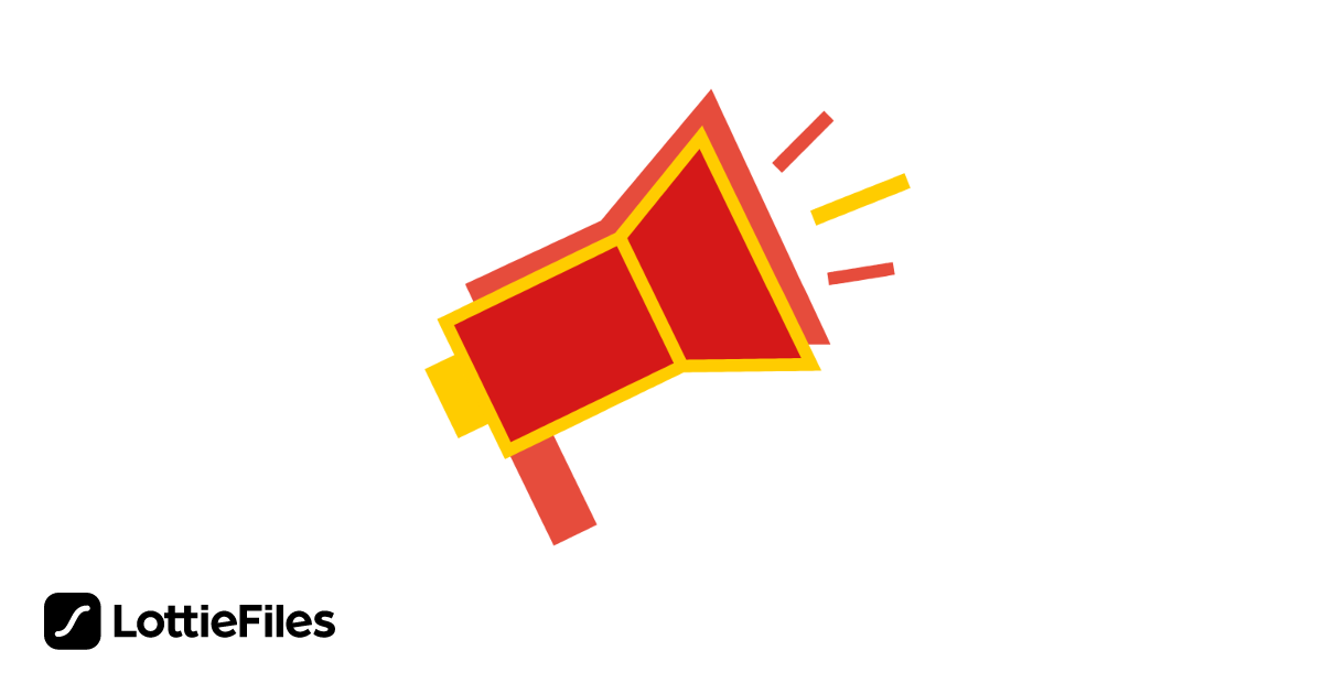 Free Announce Animation by Ali Azgar | LottieFiles