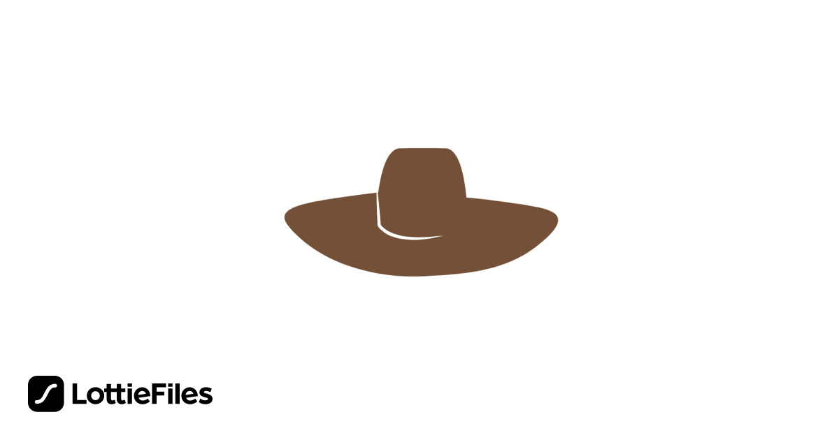 Free cowboy hat Animation by Vaishnavi Sharma | LottieFiles