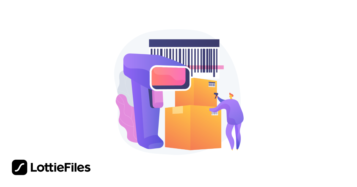 Free Scanning barcode Animation by Nabil | LottieFiles