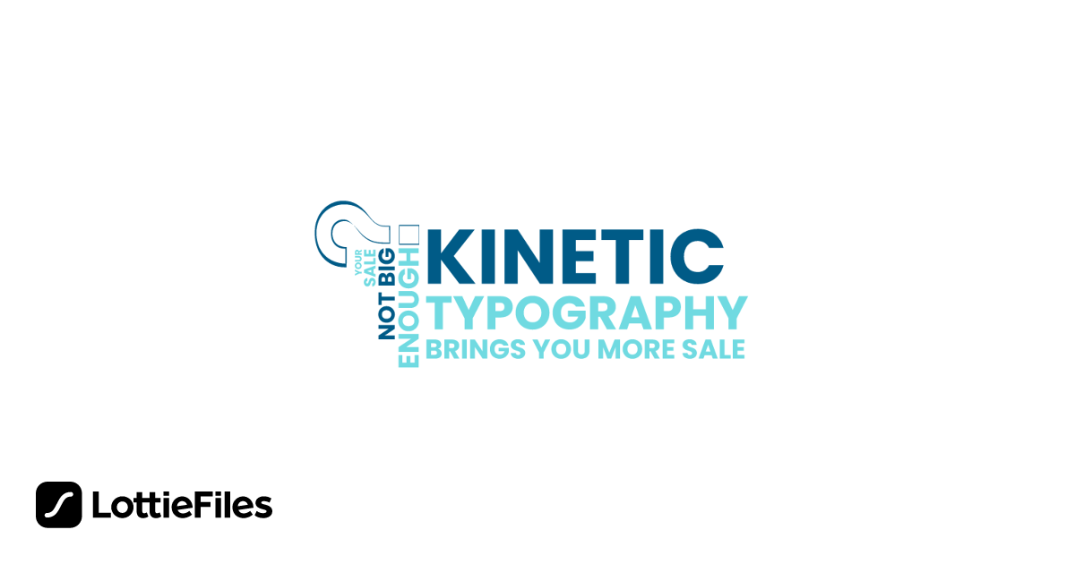 Free Kinetic typo Animation by jushwanth xavier | LottieFiles