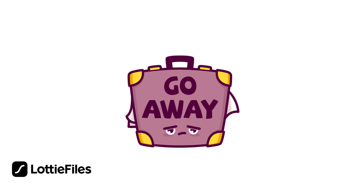 Free GO AWAY Animation by Roger Bacardit | LottieFiles