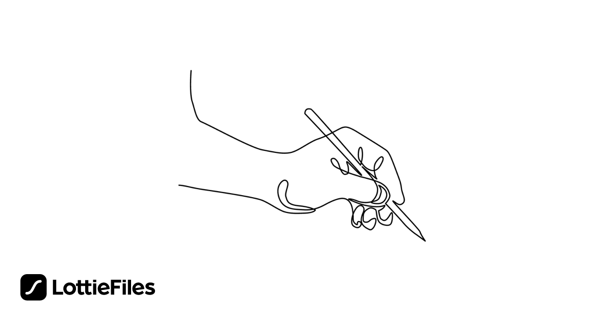 Free A writing hand Animation by חוי ויספיש | LottieFiles