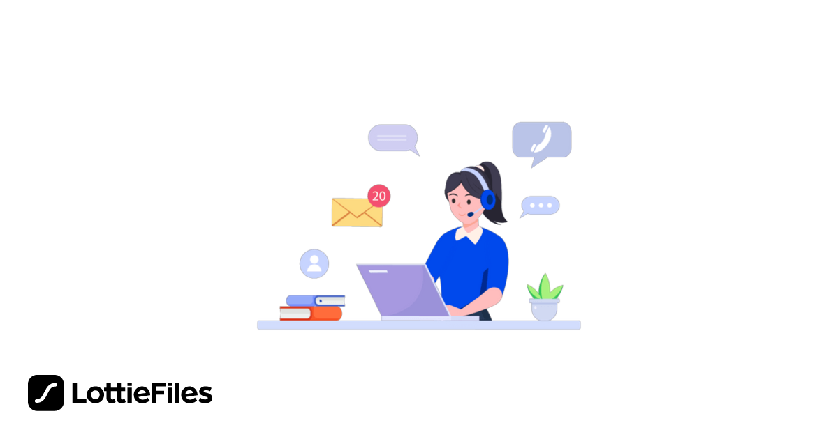 Free Customer Service Animation by manju | LottieFiles
