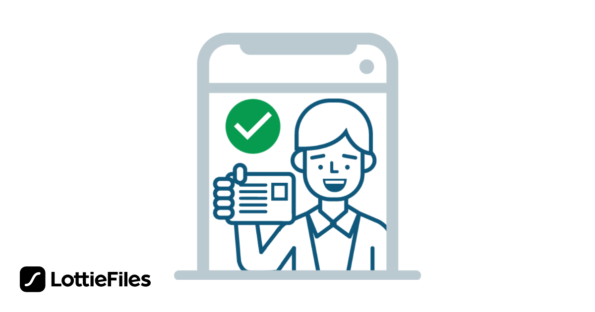 Free ID verification Animation by Paul | LottieFiles
