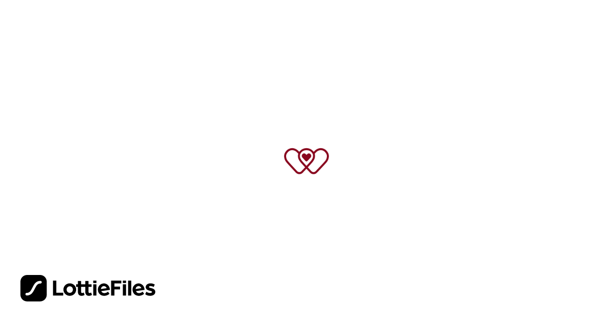 Free Double Heart Loader Animation by Borys Baklanov | LottieFiles