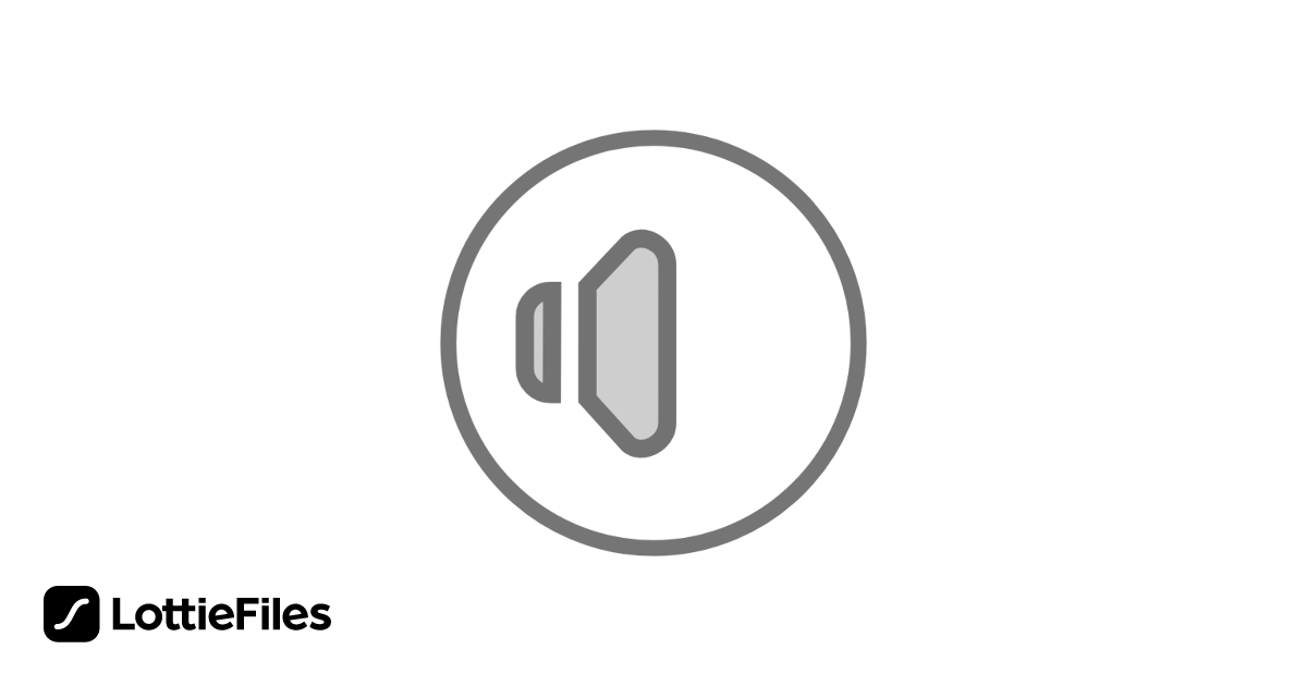 Free mute vol Animation by Cristian | LottieFiles