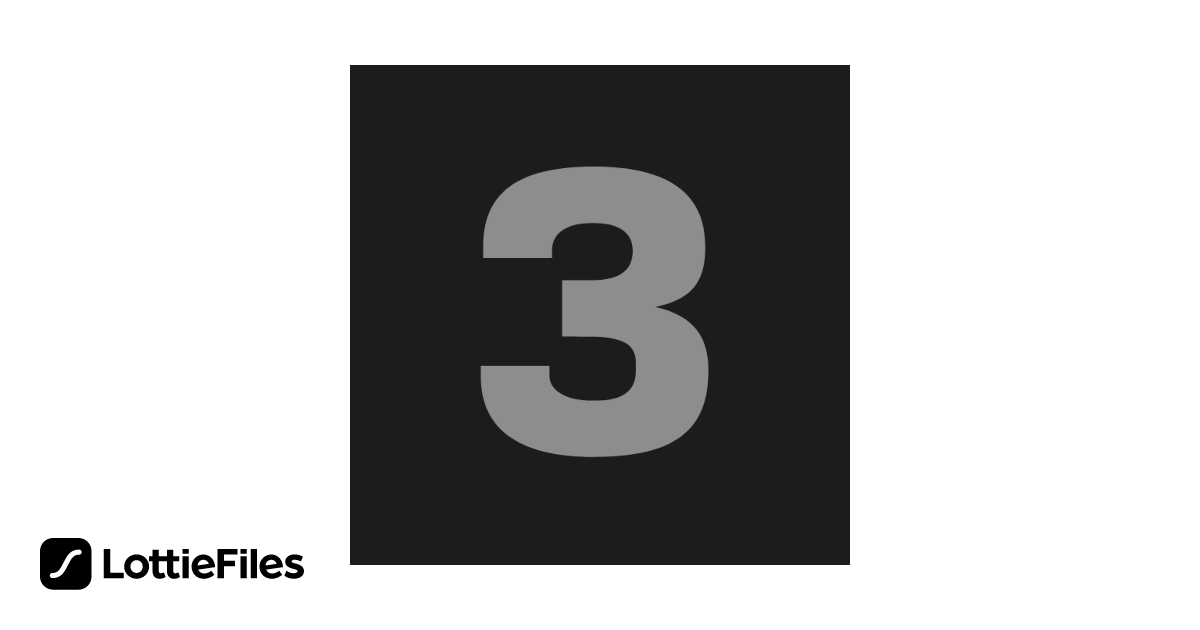 Free Countdown 2 Animation by Margo de Graaf | LottieFiles