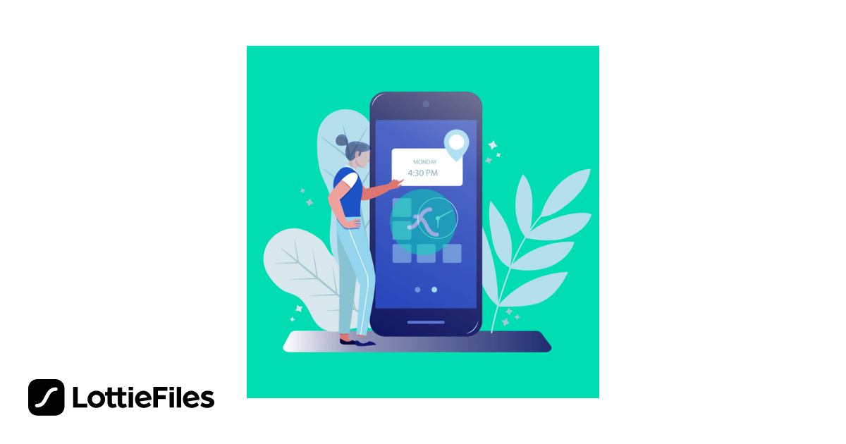 Free Appointment booking Lottie JSON animation Animation by Weblodge ...