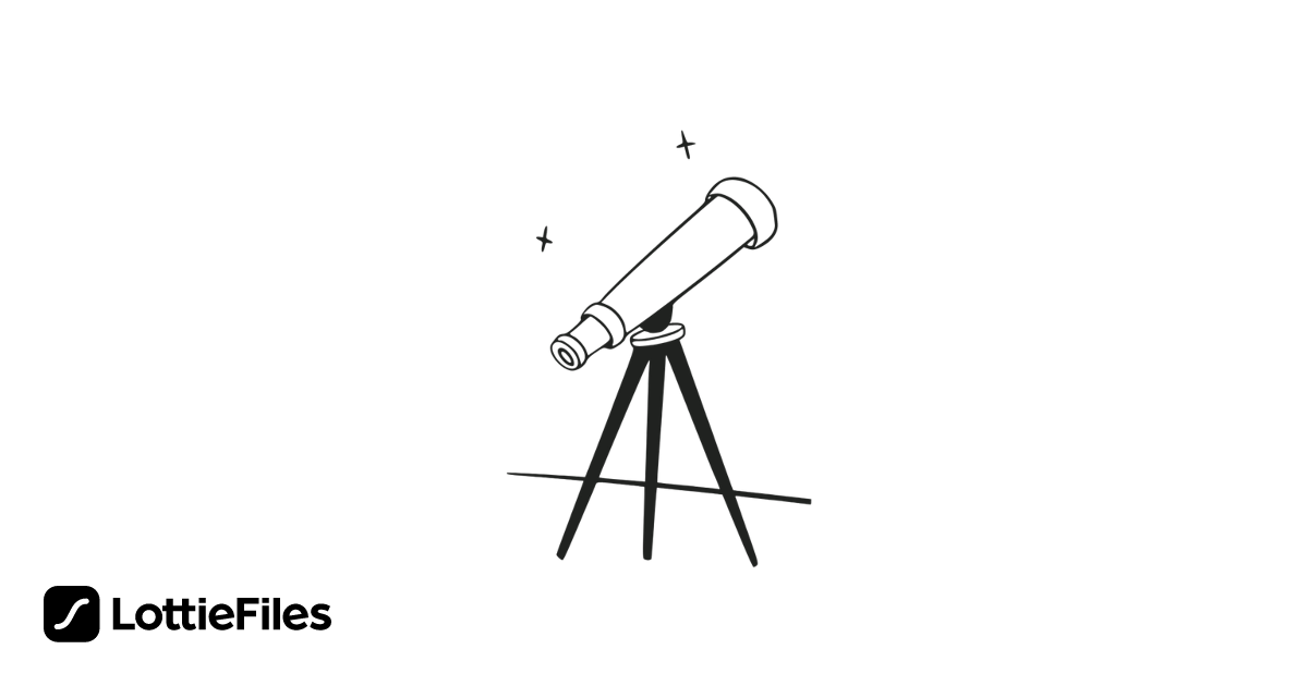 Free Telescope Animation by Gunay | LottieFiles