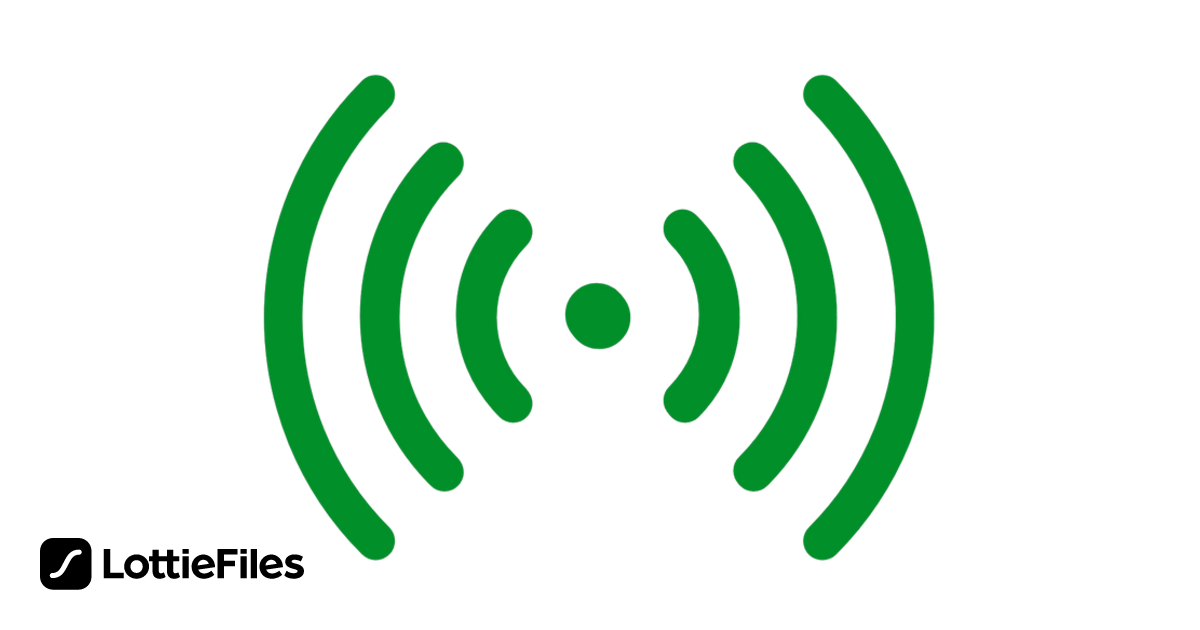 Free WiFi Signal Animation Animation by Dogancan | LottieFiles