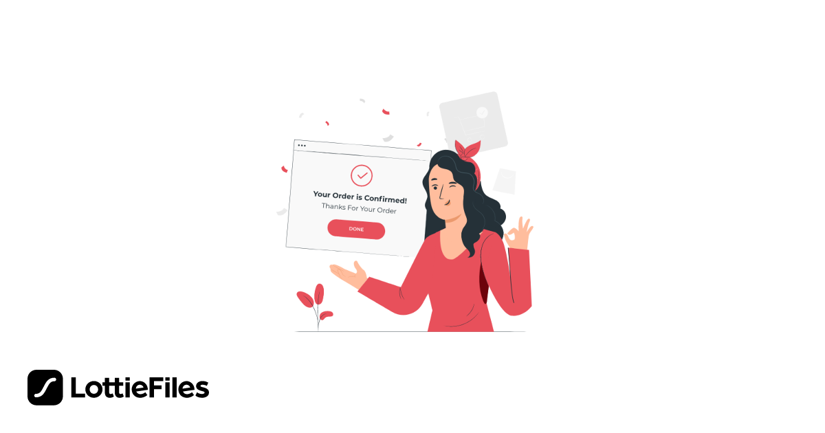 Free Your Order is Confirmed! Animation by Mikhail Voloshin | LottieFiles