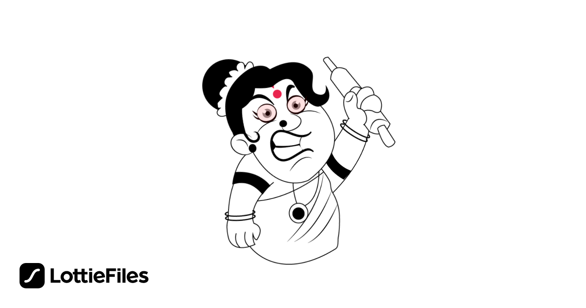 Free Angry Woman Animation by Poulami | LottieFiles