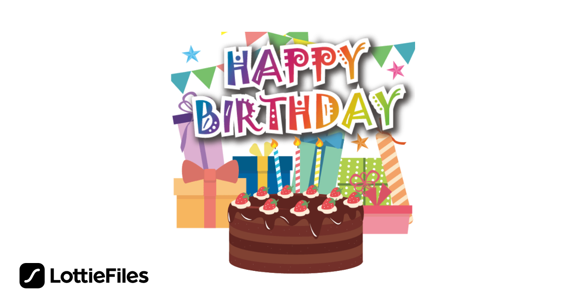 Free birthday gift Animation by 秉蓁 | LottieFiles