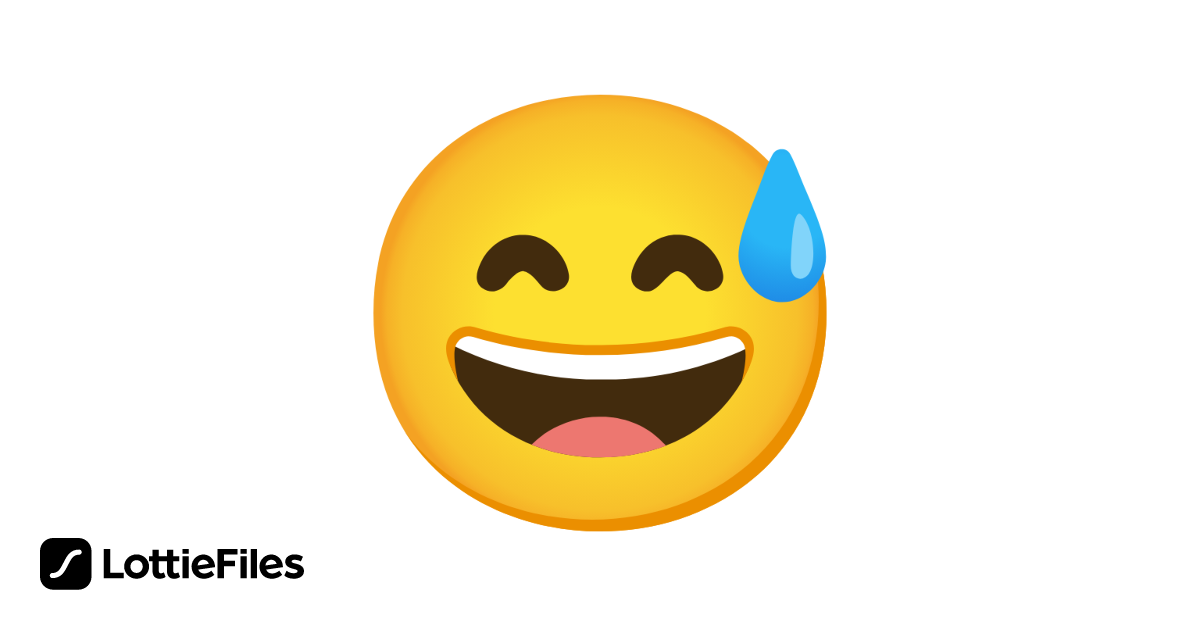 Free Grin Sweat Animation by LottieFiles Mobile | LottieFiles