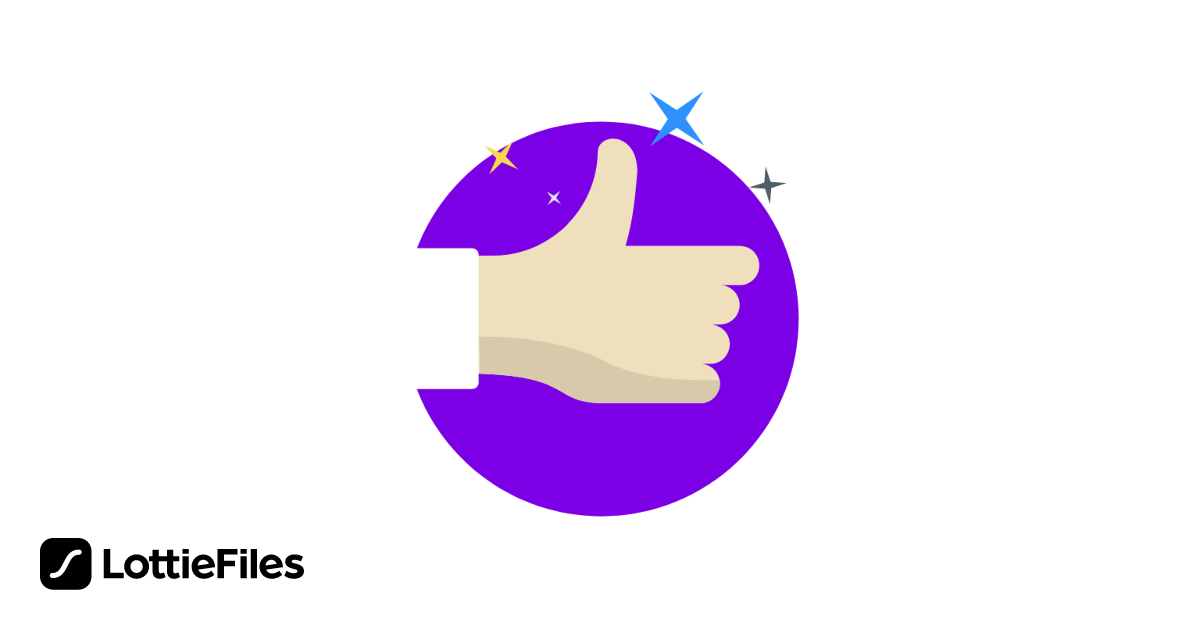 Free Thumbs Up Animation by Mas | LottieFiles
