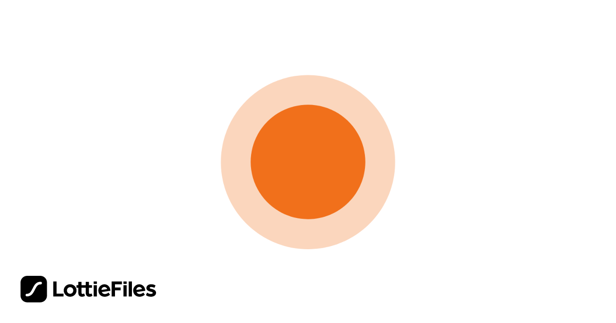 Free circle pulse orange Animation by Harish Reddy | LottieFiles