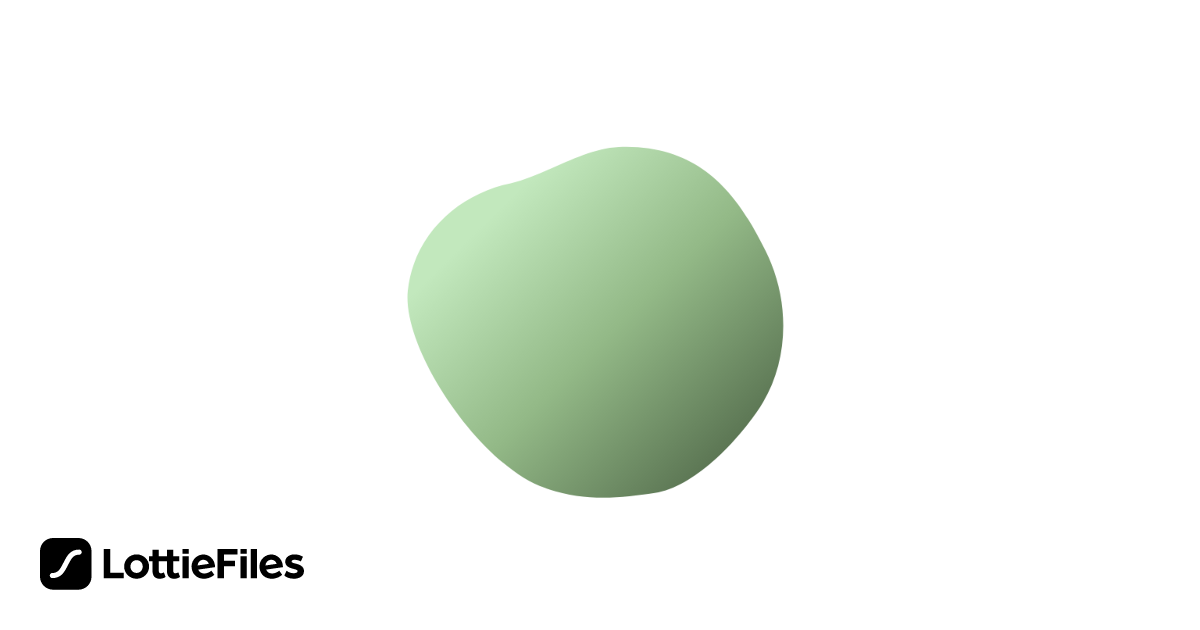 Free blob green Animation by Simon Gagnon | LottieFiles