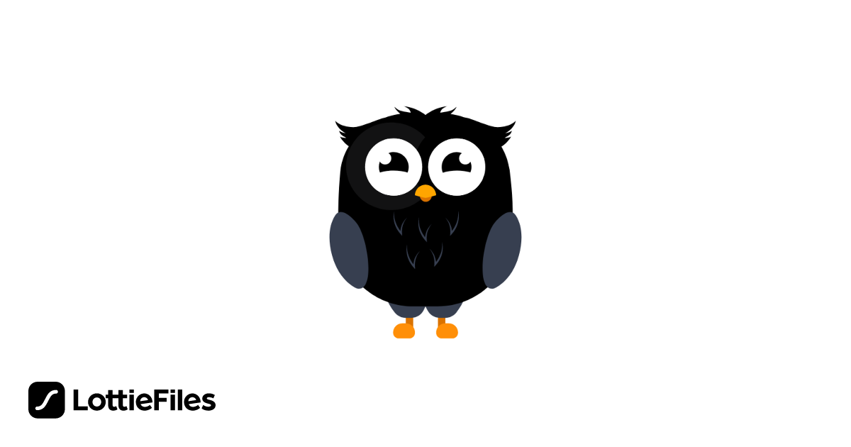 Free owl waving Animation by Torstein | LottieFiles