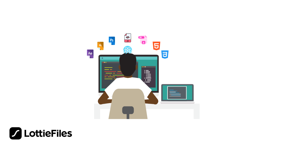 Free African Developer Animation by Uche Azinge | LottieFiles