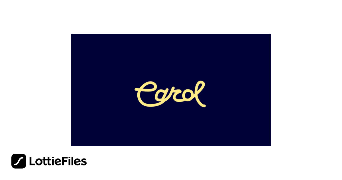 Free Carol Animation by Carol Leung | LottieFiles
