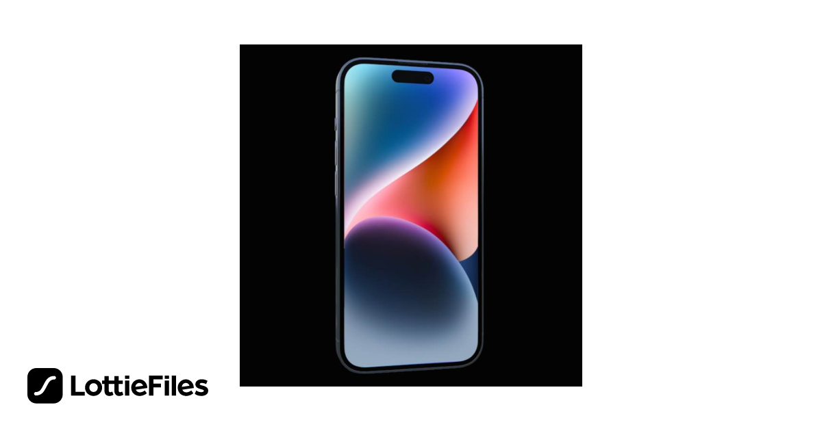 Free iPhone 14 3d Animation by Jason | LottieFiles