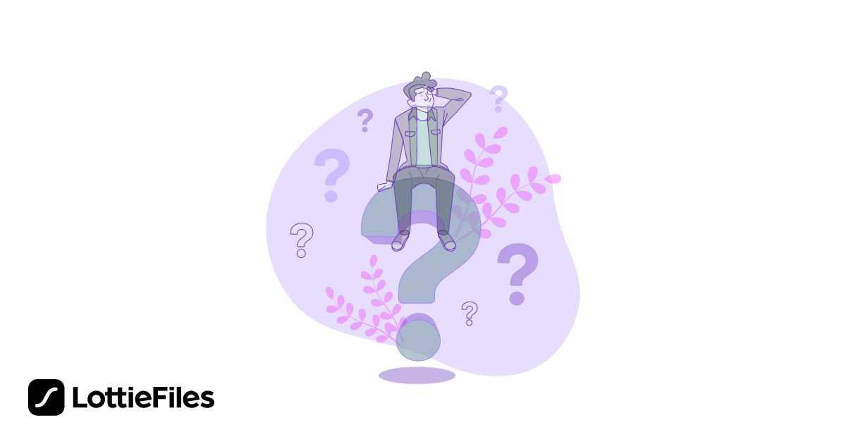 Free Question Purple Animation by Kamile | LottieFiles