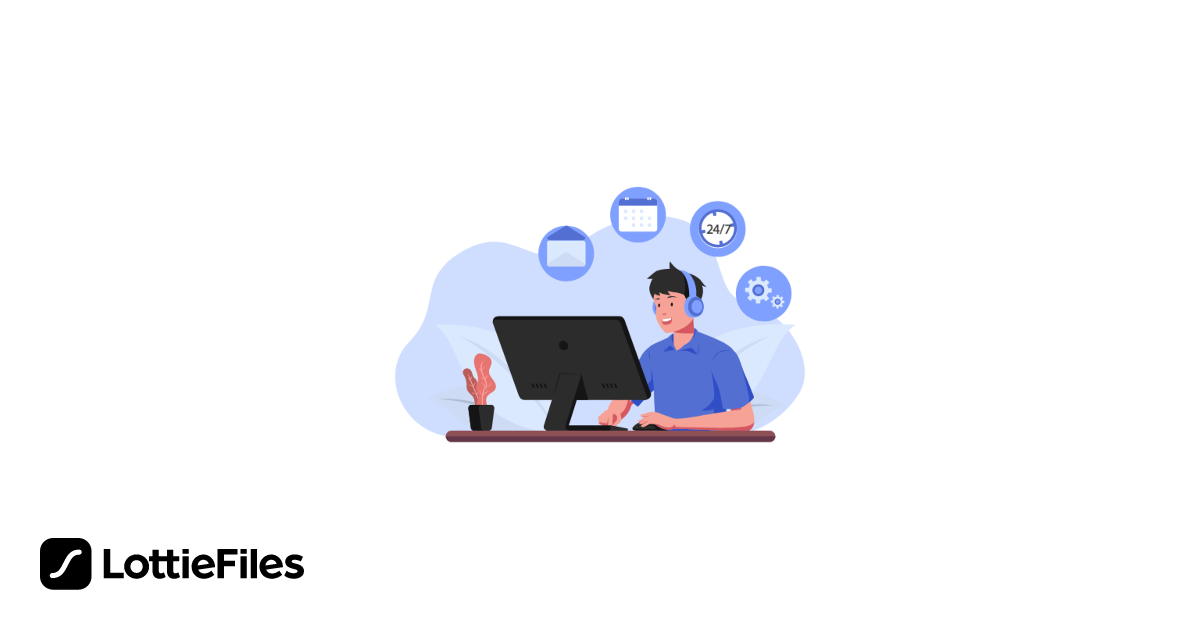 Free contact us Animation by Alireza Arji | LottieFiles