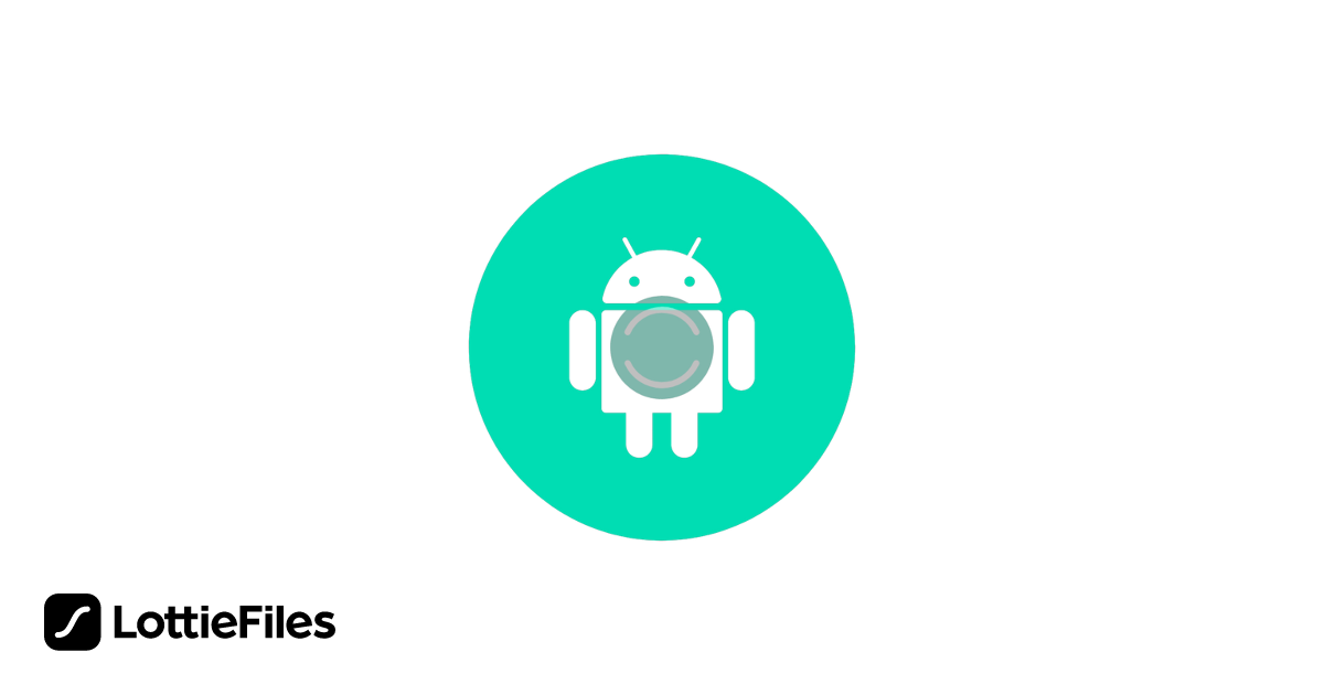 Free Android liquid fillup icon Lottie JSON animation Animation by ...