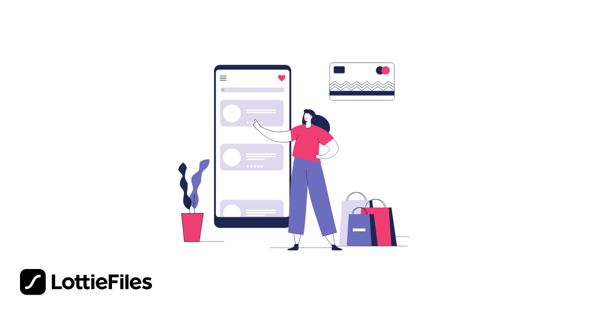 Free Online Shopping Landing page Animation by I'm Animy | LottieFiles