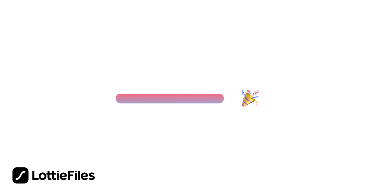 Free Progress Bar Animation by Daniel | LottieFiles