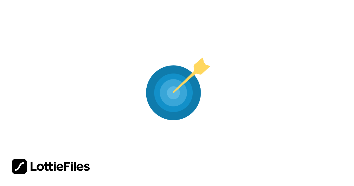 Free target arrow animation Animation by Chip Jacobs | LottieFiles