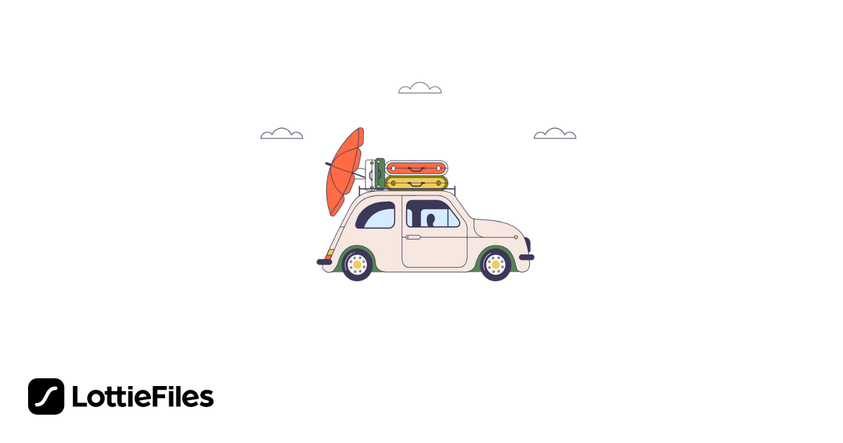 Free Free Themed Road Trip Animation Animation by Kelly | LottieFiles