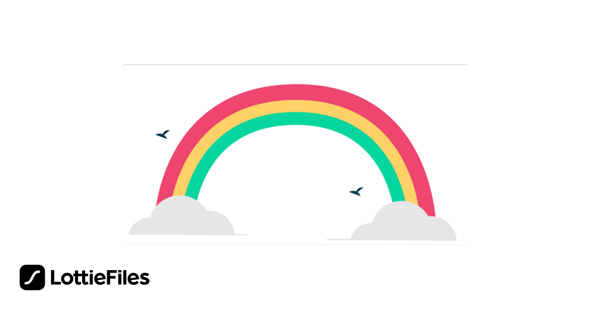 Free Rainbow Animation by Dedek | LottieFiles