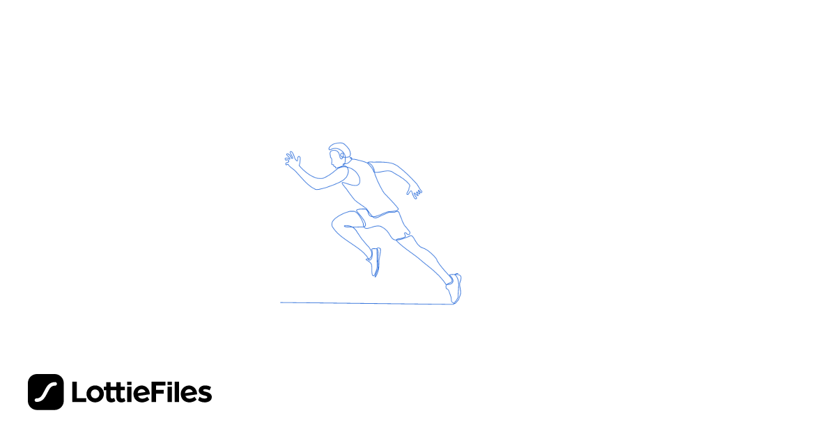 Free Single Line Sports Mane Animation Animation by SM | LottieFiles