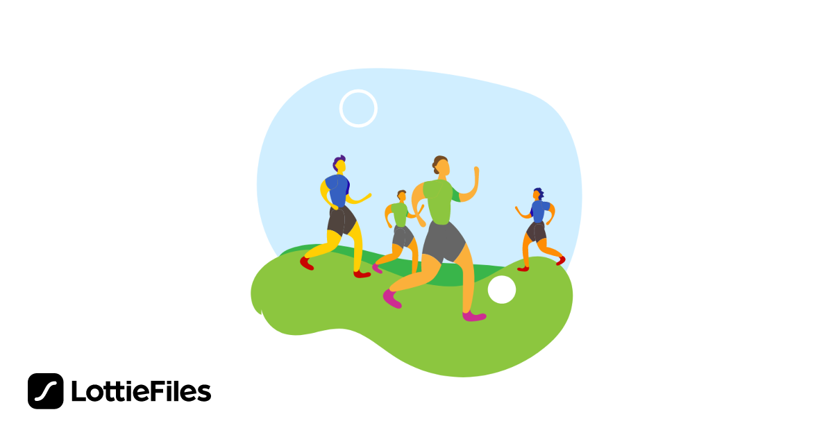 Free Olympics Football Sport Scene Animation by Catwork | LottieFiles
