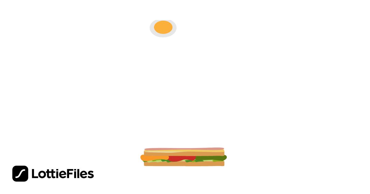 Free Sandwich Animation by Sabine Thaler | LottieFiles