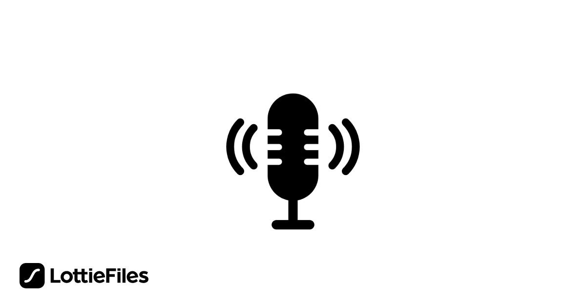 Free Microphone Animation by LottieFiles | LottieFiles