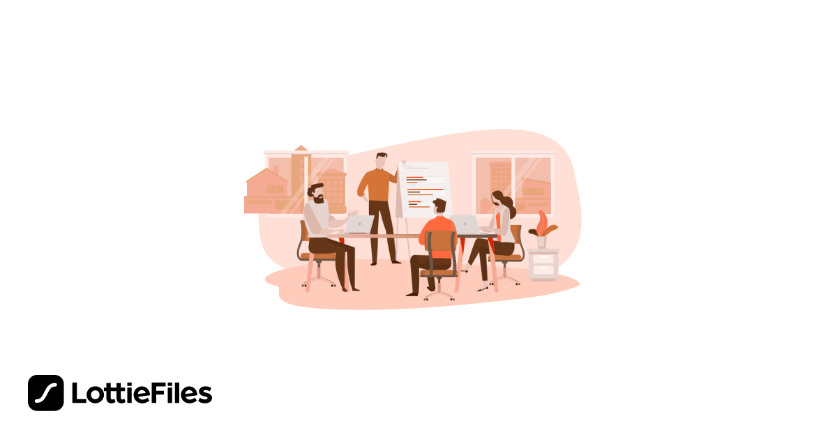 Free Project Meeting Anim Animation by Wachera | LottieFiles