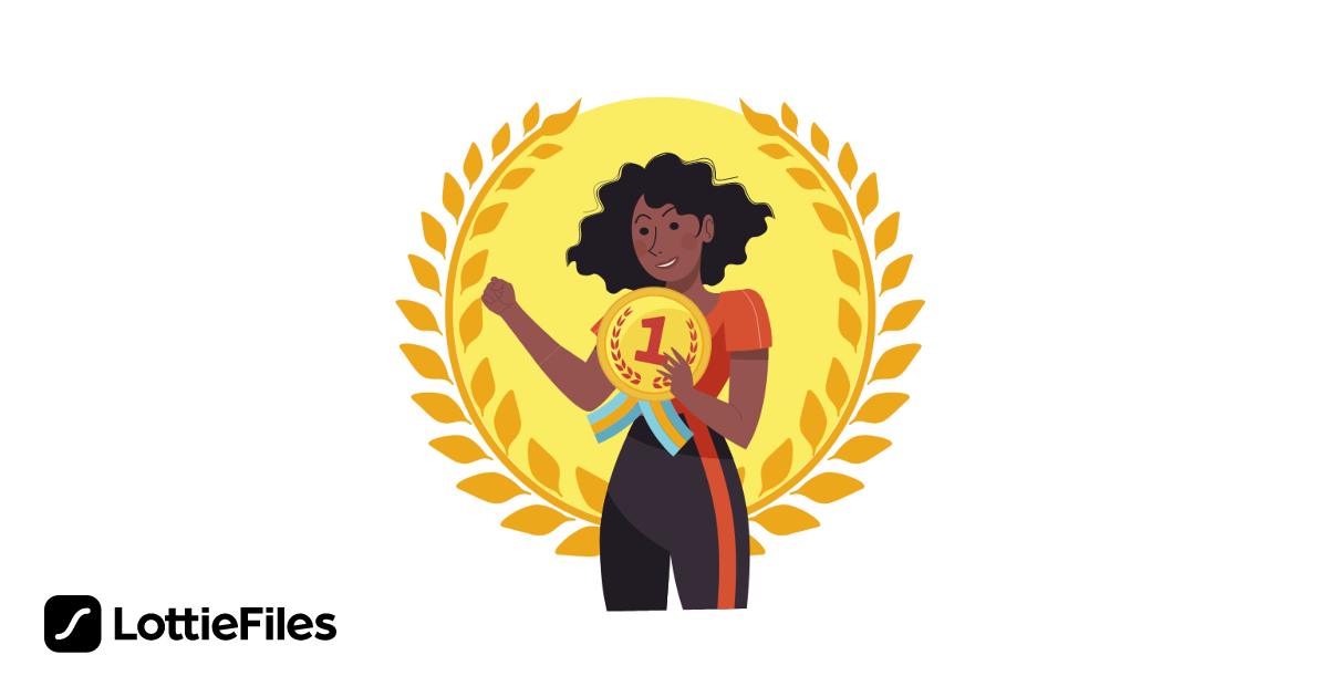 Free Olympic games 2021_Winner Girl Animation Animation by Abdul Latif ...