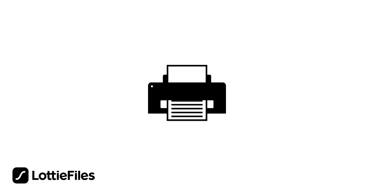 Free Printing Animation by LottieFiles | LottieFiles