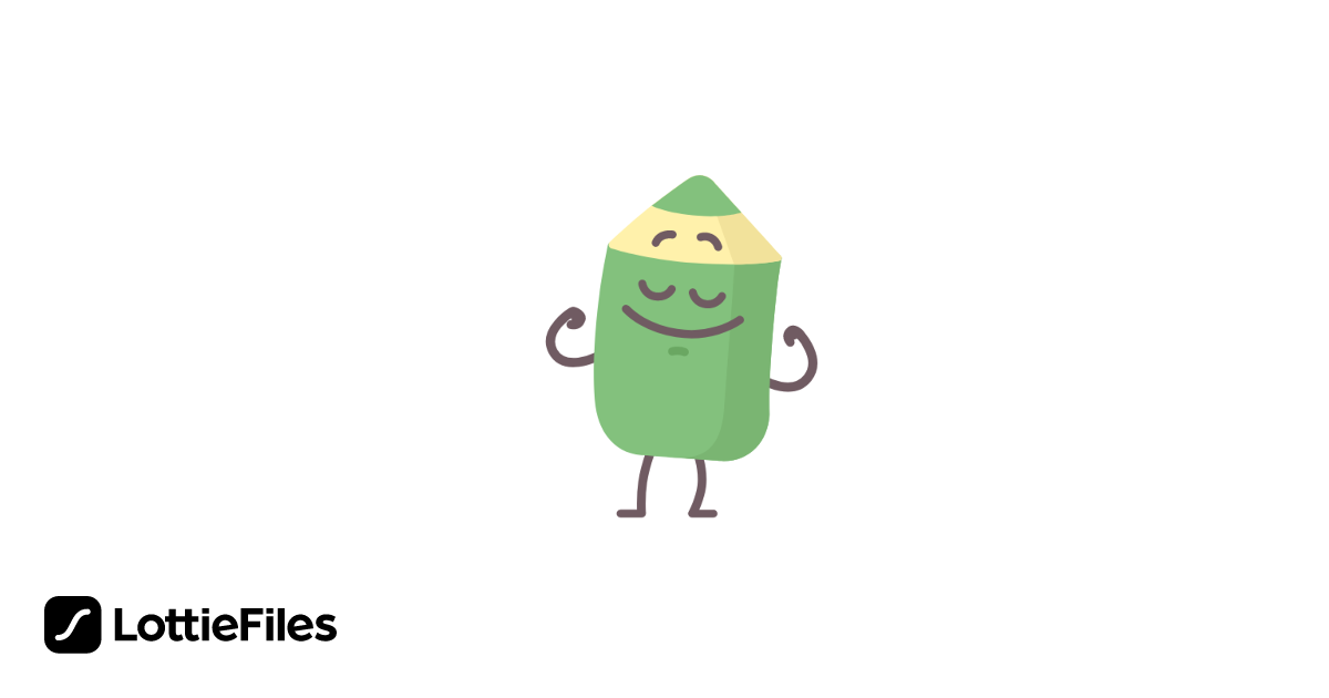 Free Strong Pencil Animation by Zainab | LottieFiles