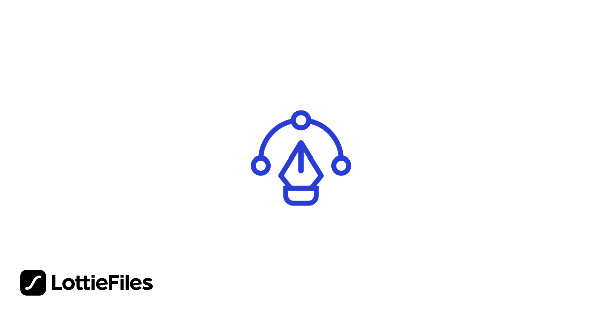 Free Blue pen Animation by Emma Iosu | LottieFiles