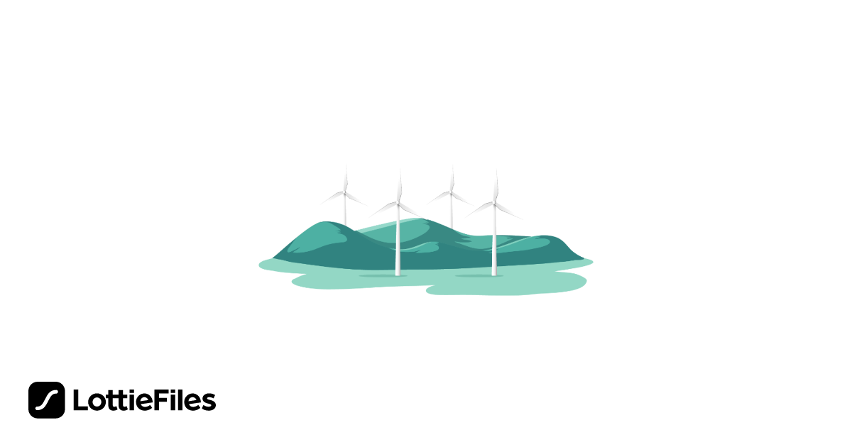 Free Wind Power Plant Working Animation Animation by Dimitry Bukrieiev ...