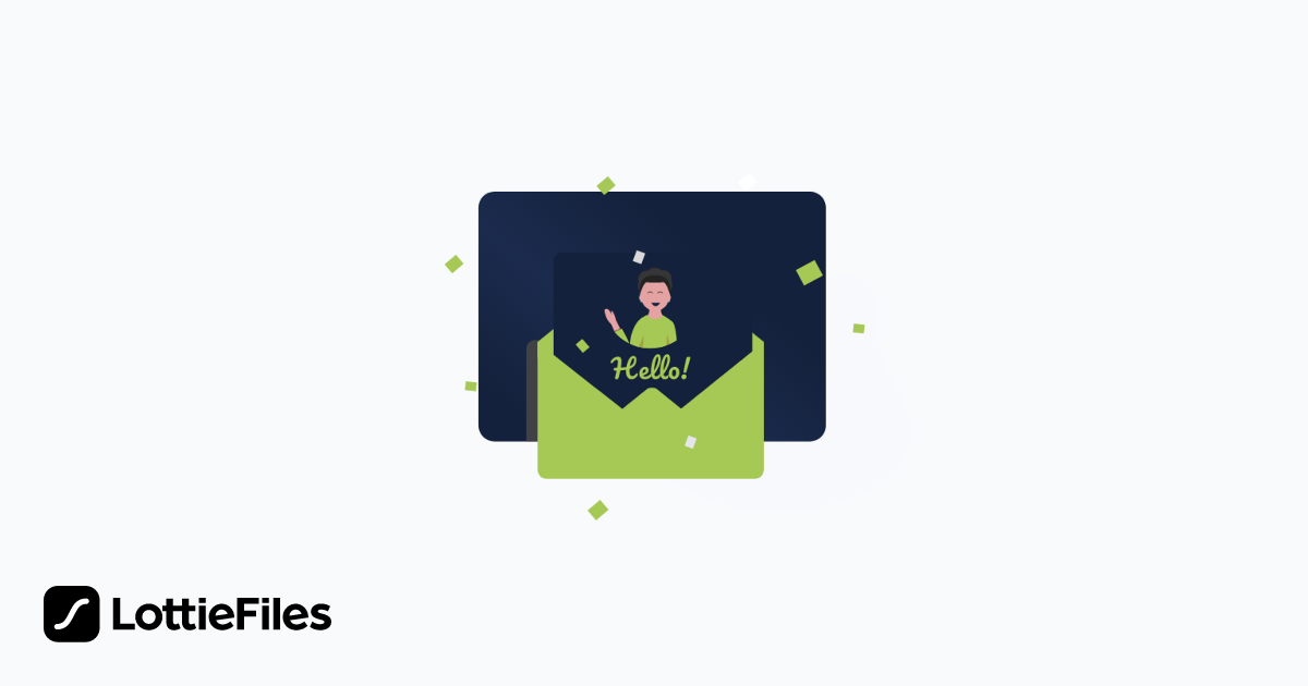 Free Hello animation Animation by Queen Dare | LottieFiles