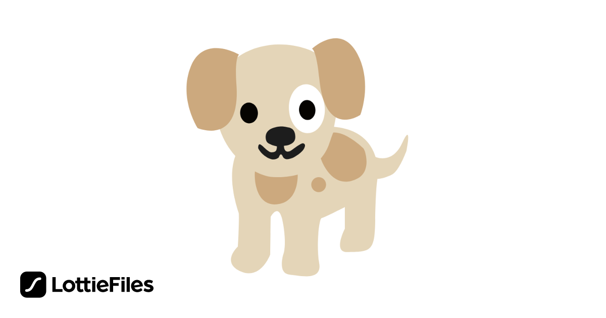 Free puppy Animation by Mervin Paul | LottieFiles