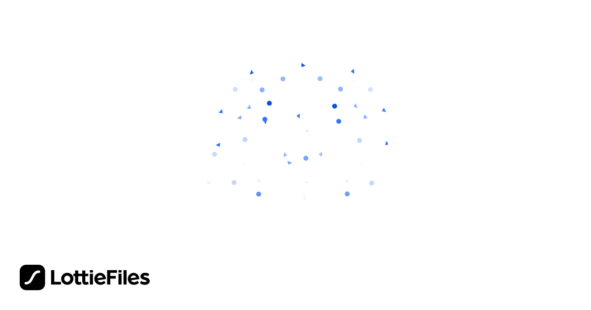 Free confetti blue Animation by Yeseuran Shim | LottieFiles