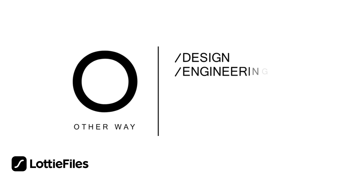 Free Otherway Logo Animation Animation by Sean | LottieFiles
