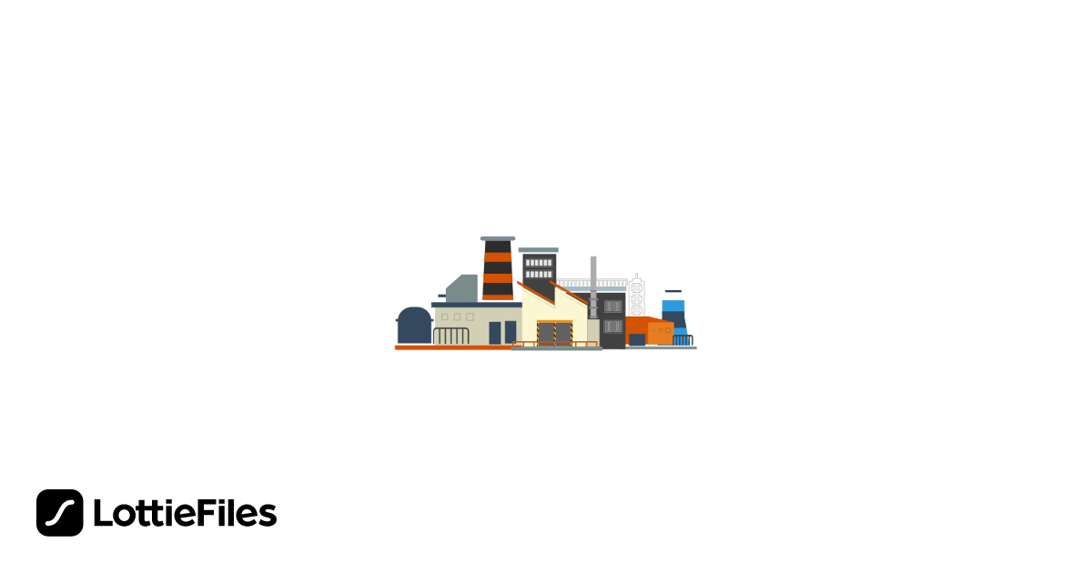 Free factory industry house home building maison mocca animation ...